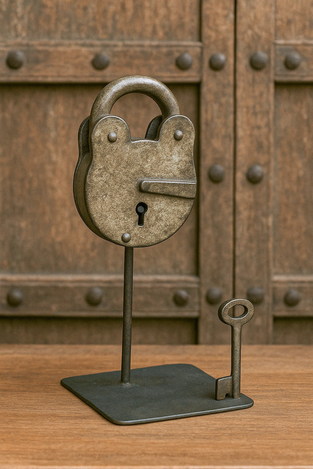 Ekaurr Vintage Iron Lock and Key Decor